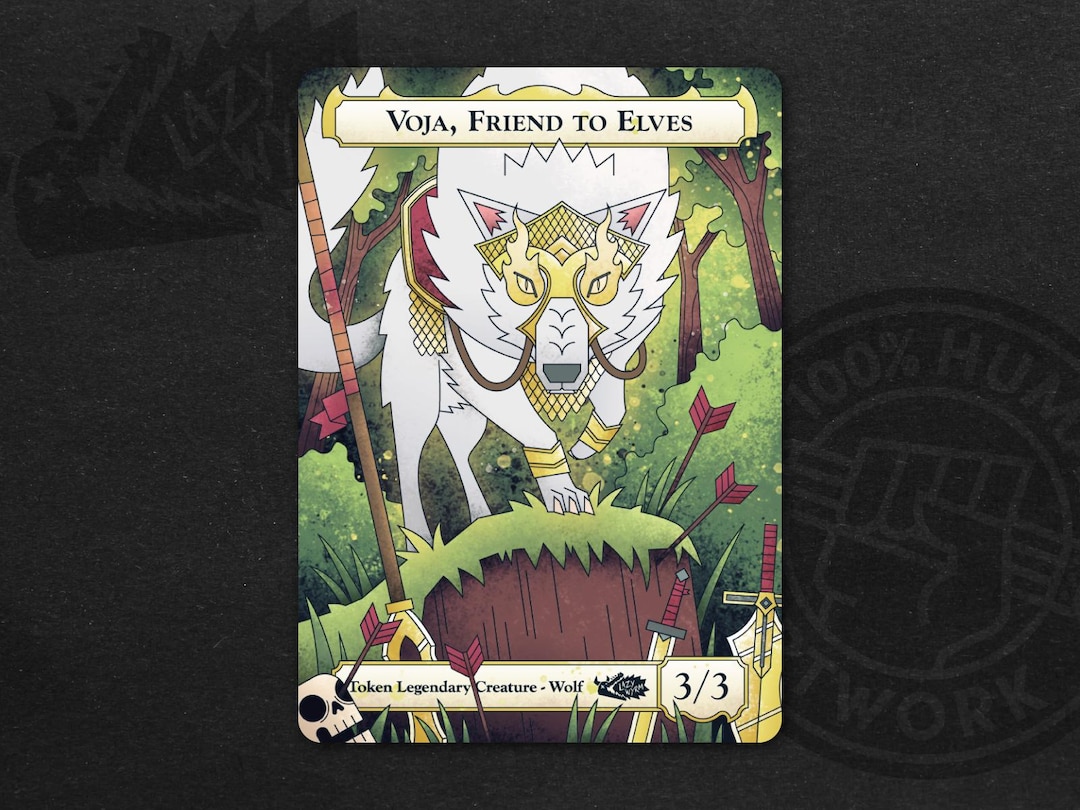 Voja, Friend of Elves MTG Tokens | Custom Magic the Gathering Card by ...