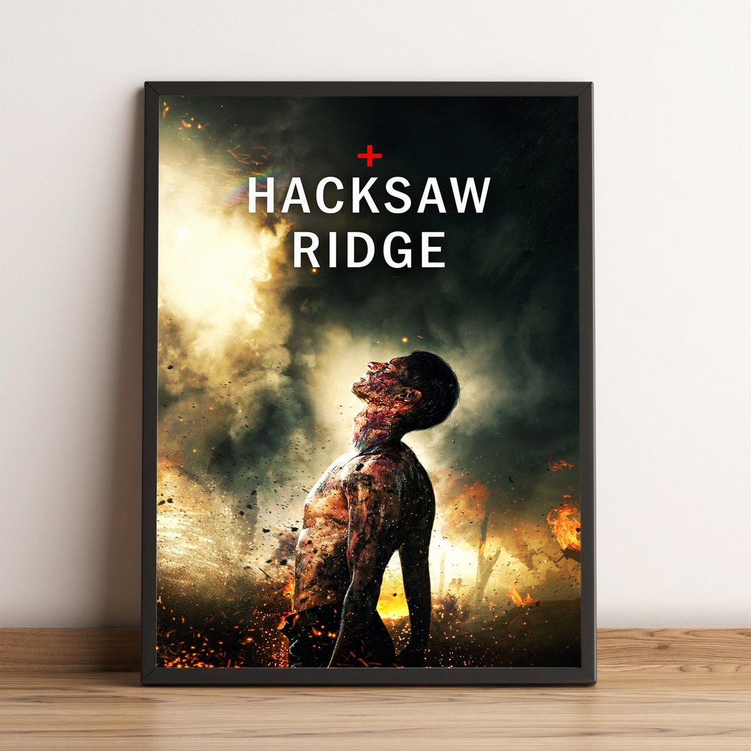 Hacksaw Ridge Poster Andrew Garfield Wall Art Movie Print - Etsy