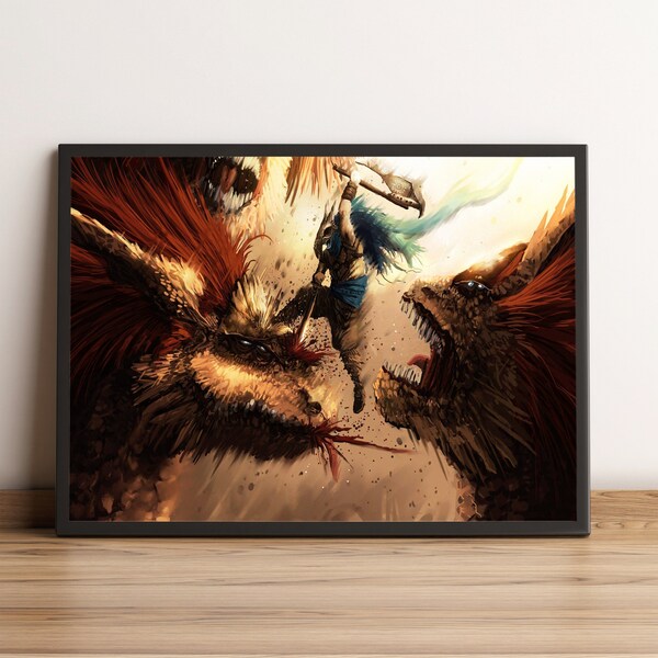 Monster Hunter World Wall Art - Etsy