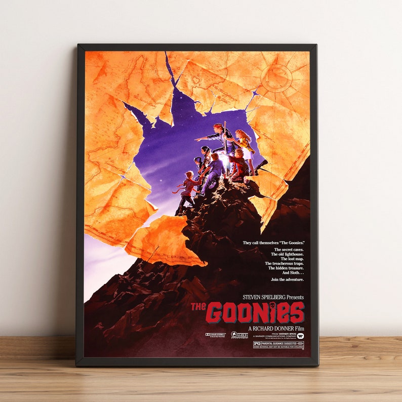The Goonies Poster, Sean Astin Movie Wall Art, Josh Brolin Movie Print ...