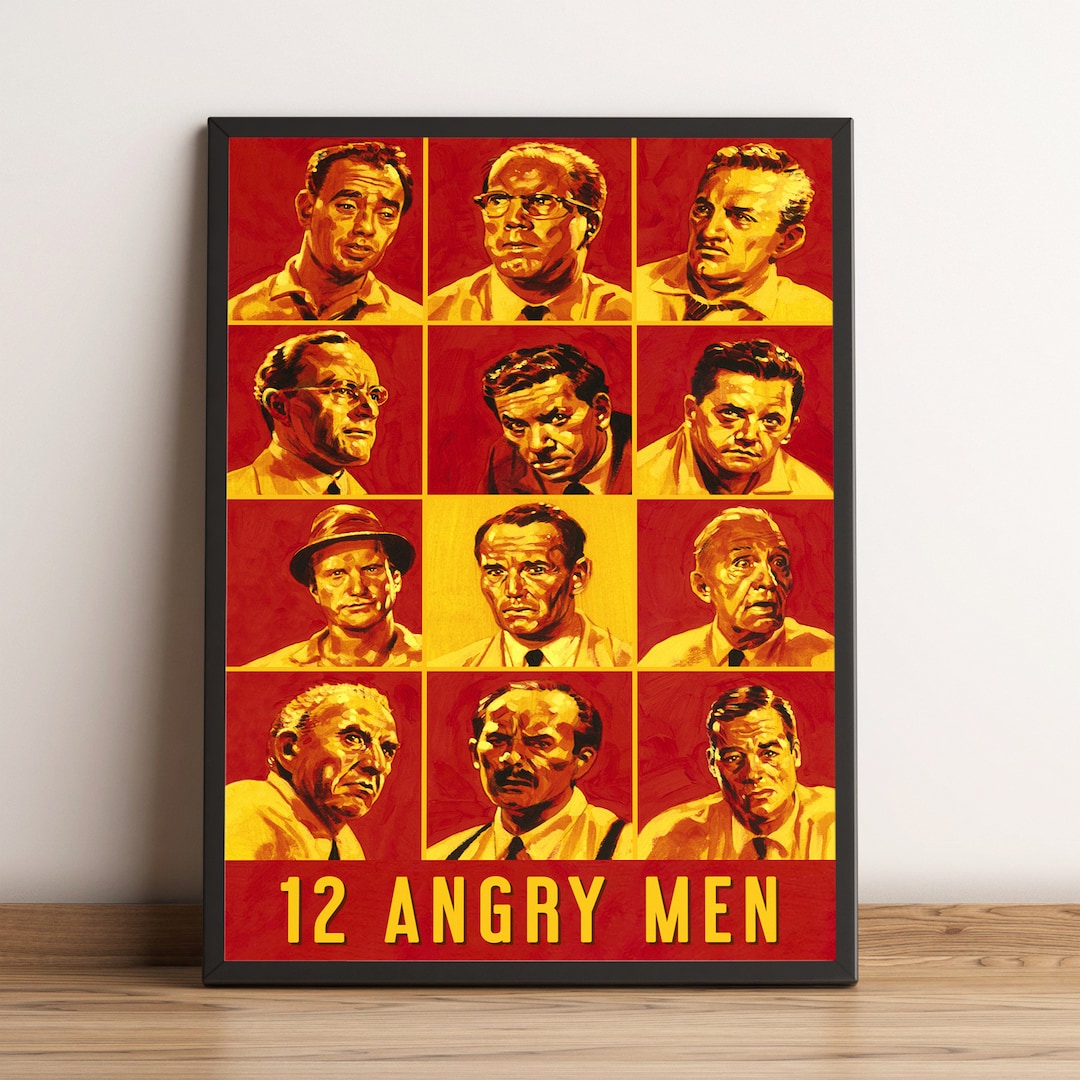 12 Angry Men Poster Henry Fonda Wall Art Drama Movie Print - Etsy