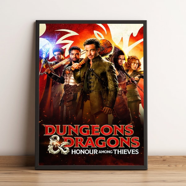 Dungeons and Dragons Honor Among Thieves Poster - Etsy