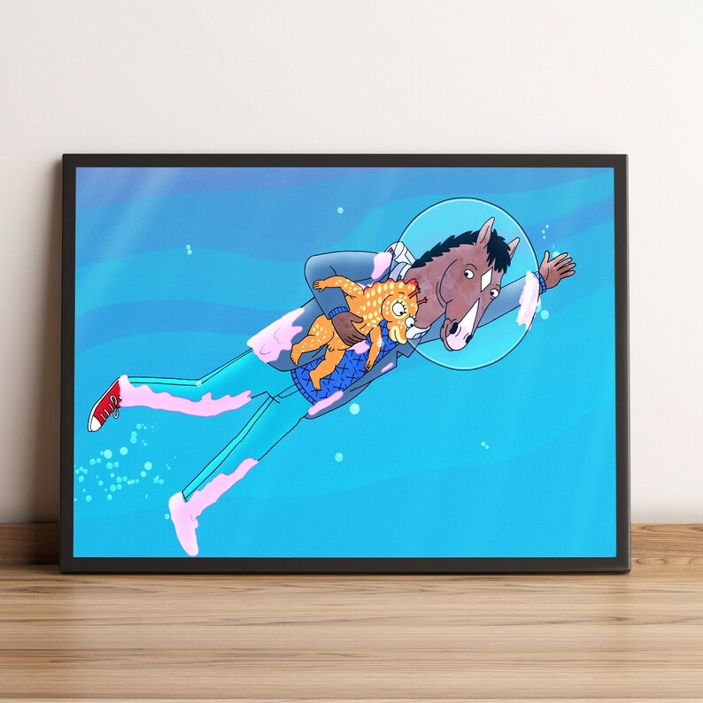 Bojack Horseman Poster, Will Arnett Wall Art, Tv Show Print, Best Gift for Tv Series Fans ...