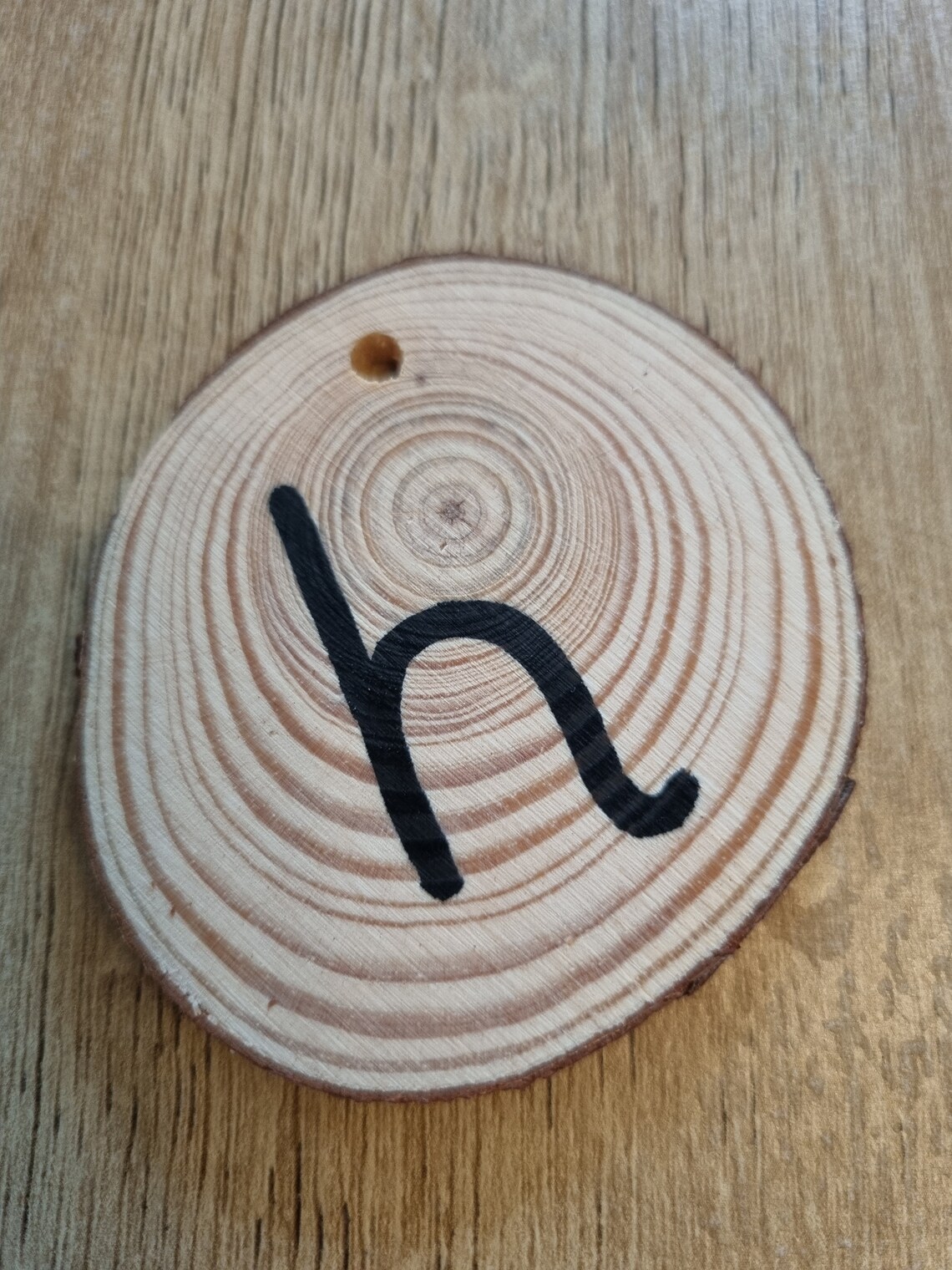 Alphabet Log Slices - Etsy