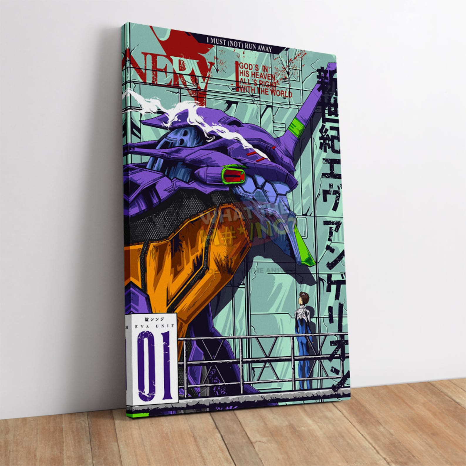 Neon Genesis Evangelion Anime Poster Anime Print Anime - Etsy Canada