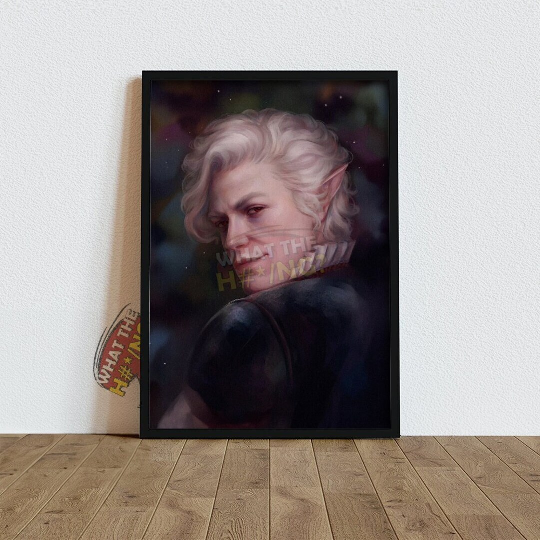 Astarion Art, Baldur's Gate 3 Canvas, Astarion Wall Decor, Astarion ...