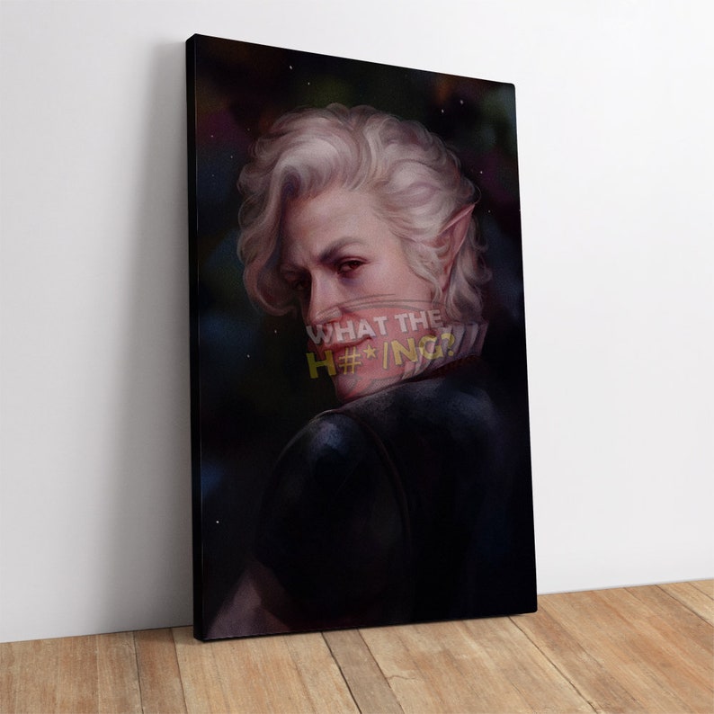 Astarion Art, Baldur's Gate 3 Canvas, Astarion Wall Decor, Astarion ...