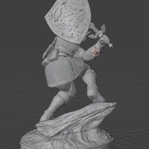 STL Link/zelda* 3D File Anime Stl* 3D Model STL* 3D Printer Model* Stl ...