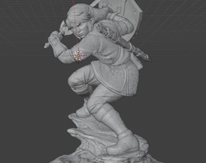 STL Link/zelda* 3D File Anime Stl* 3D Model STL* 3D Printer Model* STL ...