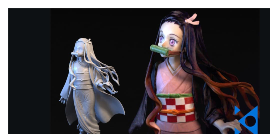 STL Nezuko* 3D File Anime Stl* 3D Model STL* 3D Printer Model* Stl File ...