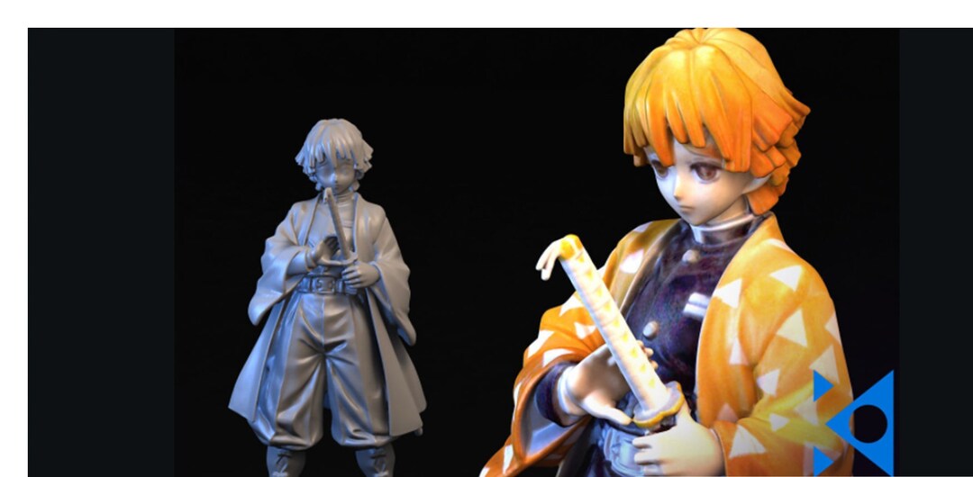 STL Zenitsu* 3D File Anime Stl* 3D Model STL* 3D Printer Model* 3D ...