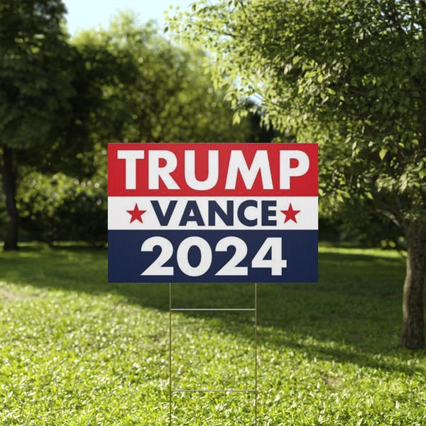Trump Vance 24 Sign - Etsy