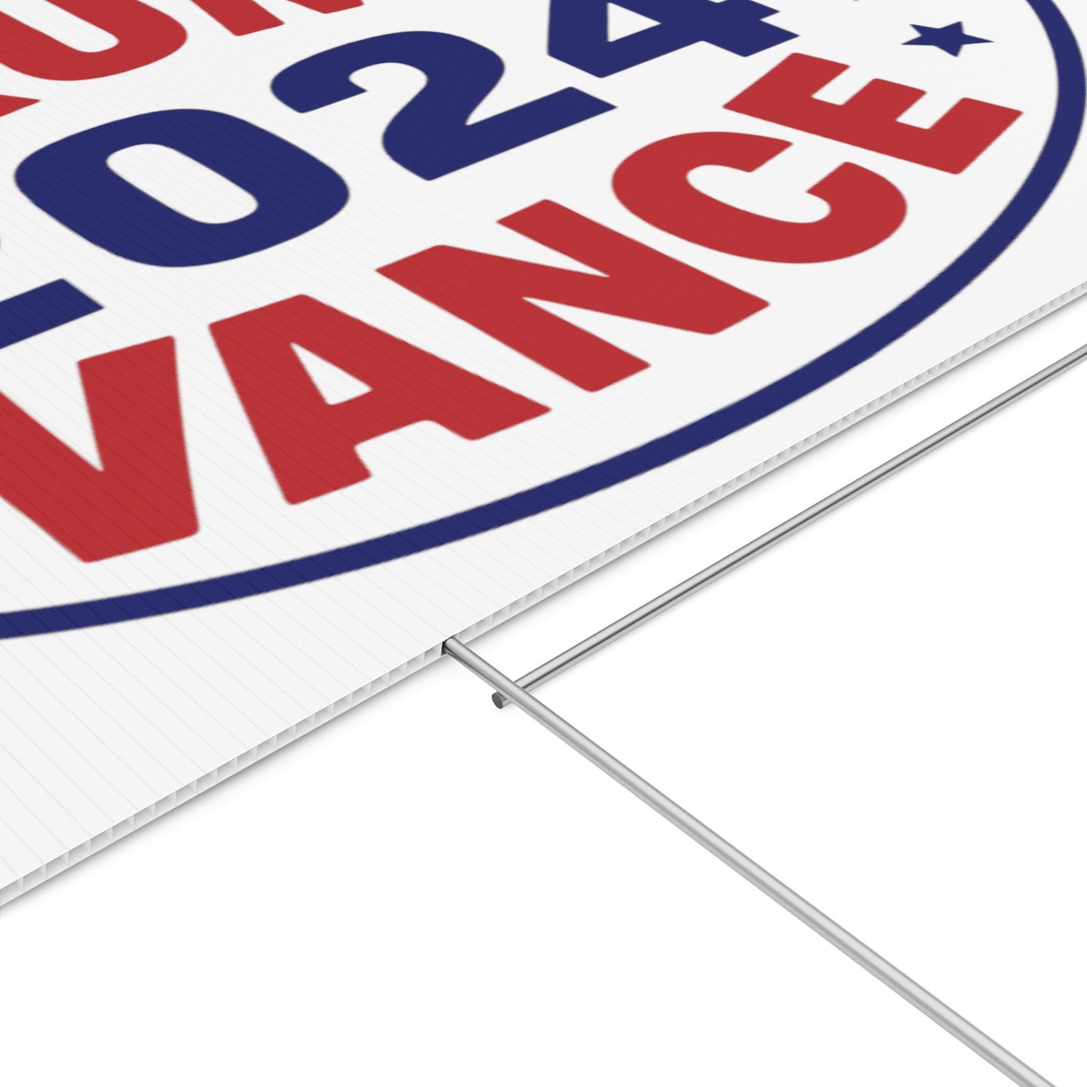 Trump Vance 2024 Yard Sign, 18 X 24 Horizontal, Double-sided Sign ...