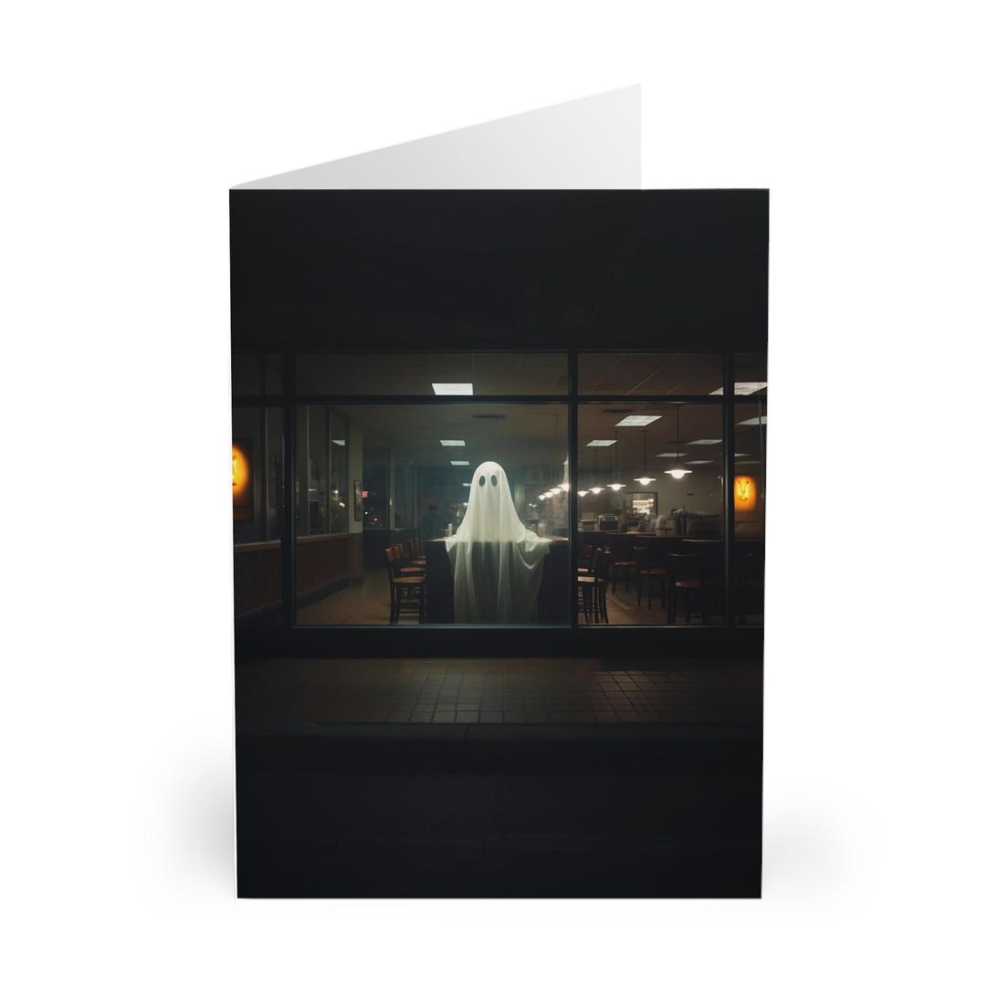 Ghost Hunt 19 5-pk, Ghost Photo, Photorealistic Ghost,ghost in a Diner ...