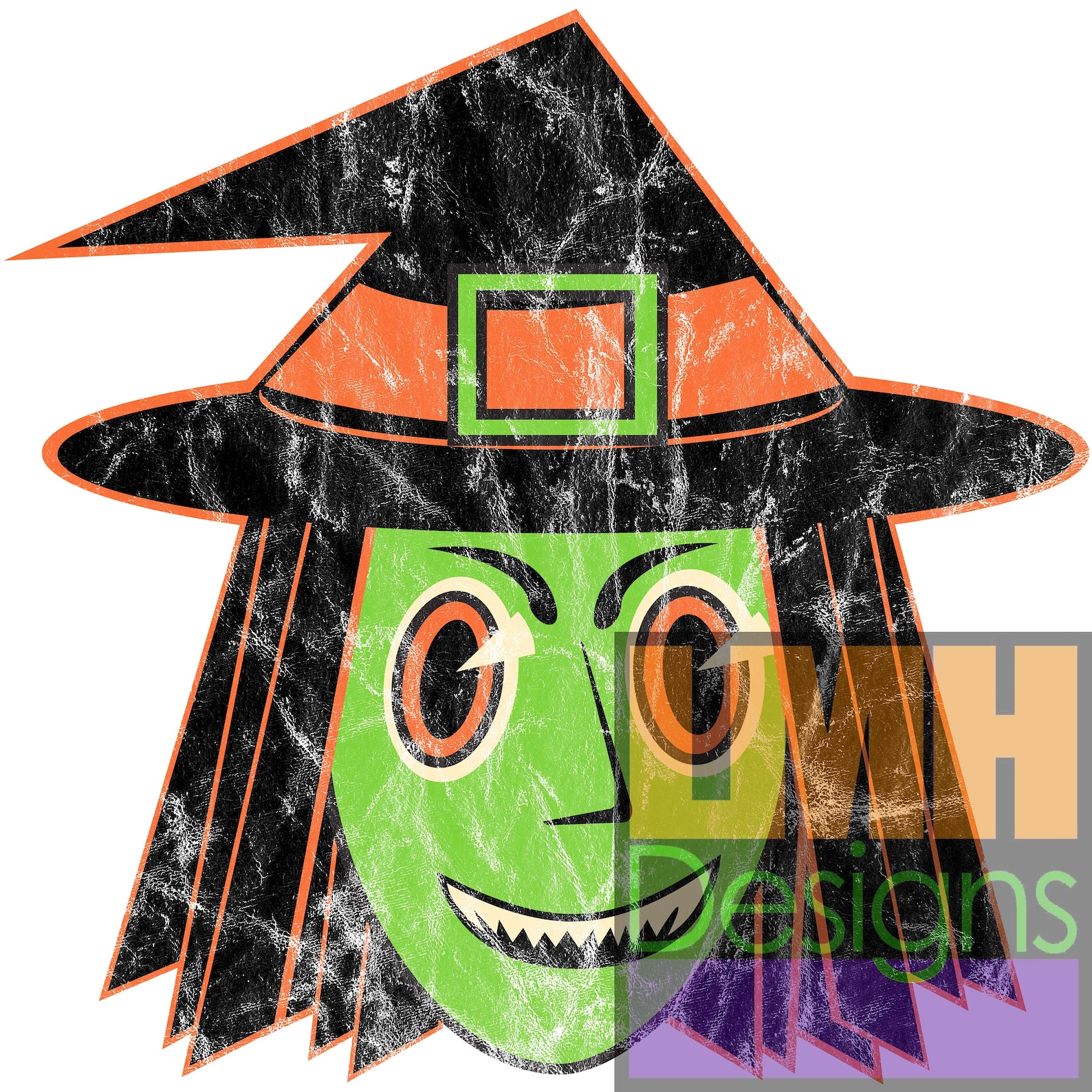 Retro-inspired Halloween Characters Set 1 VINTAGE FADE - Etsy