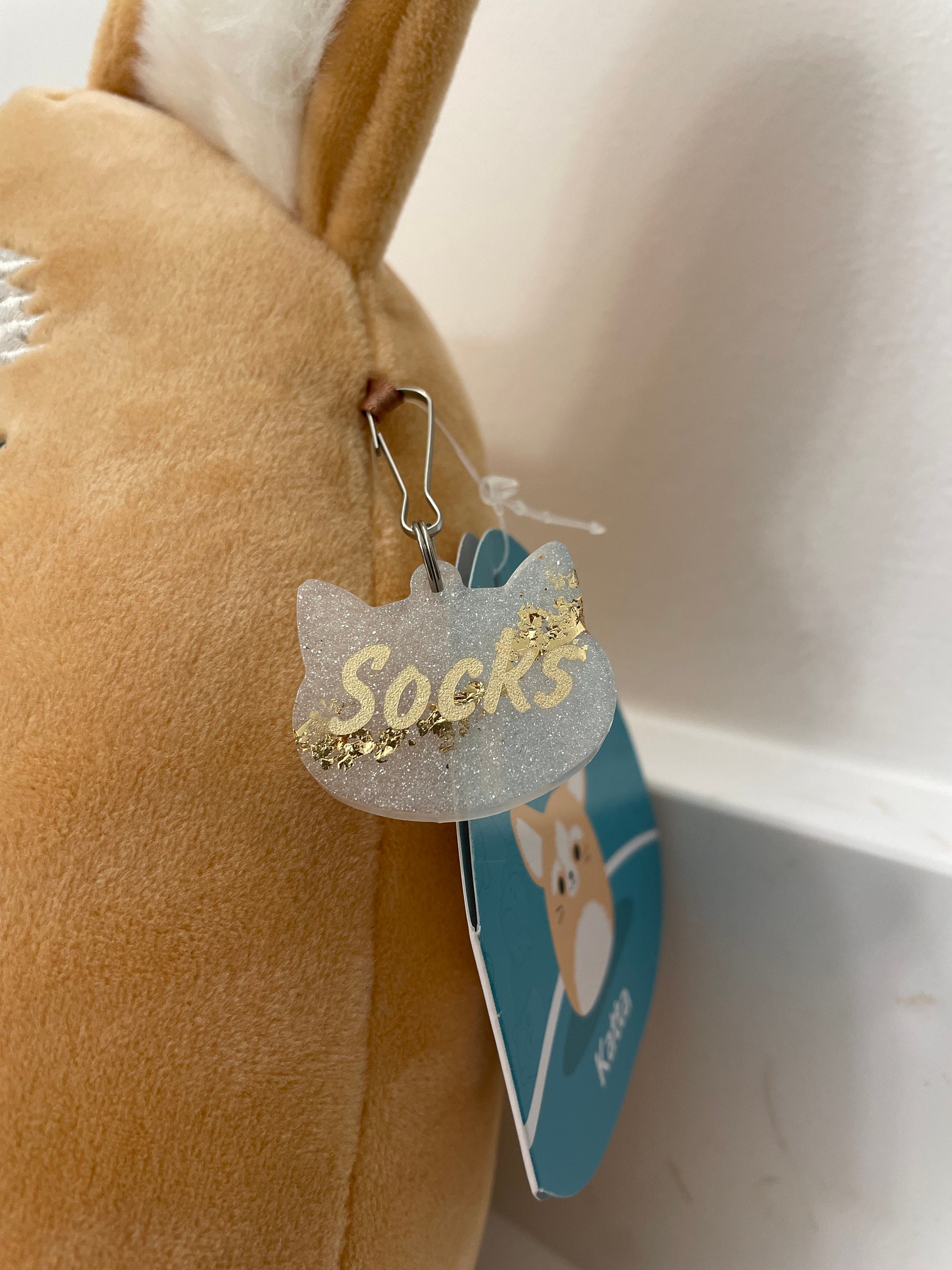 Squishmallow Name Tag / Plushie Pet Keychain - Etsy