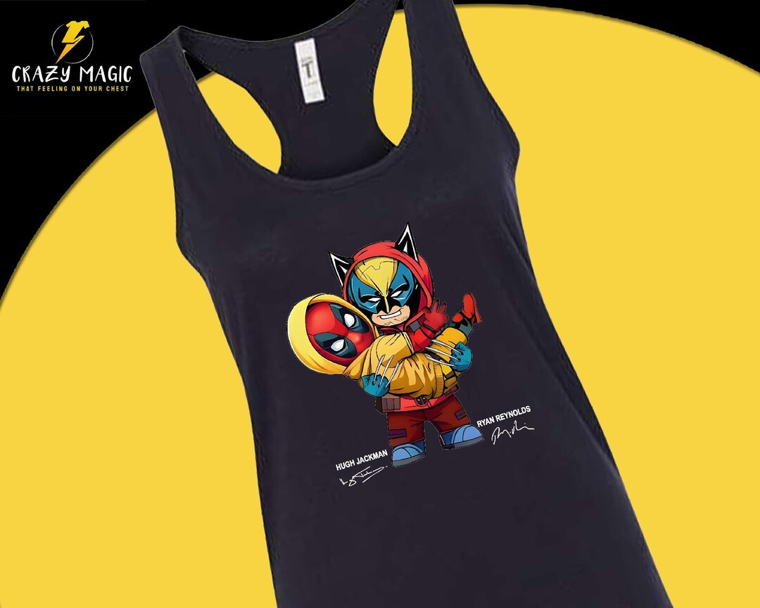 WOLVERINE DEADPOOL MOVIE Tank Tops, Deadpool Wolverine Besties T-shirts ...