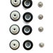 17mm Black and White Jean Denim Buttons No Sew Denim Jeans - Etsy