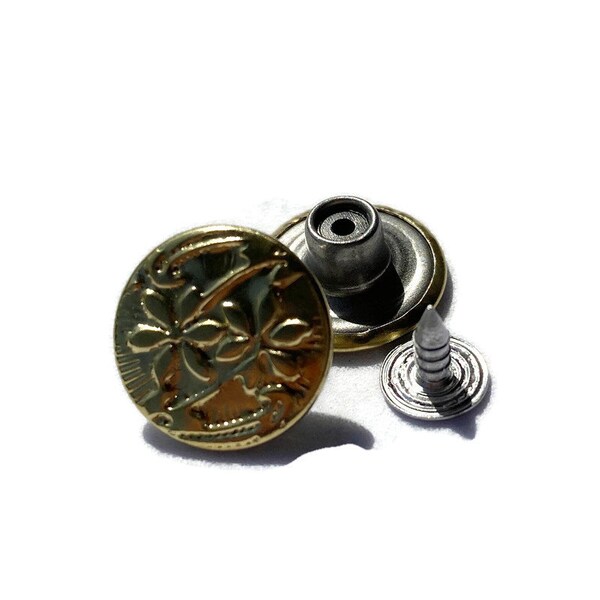 Metal Jean Buttons - Etsy