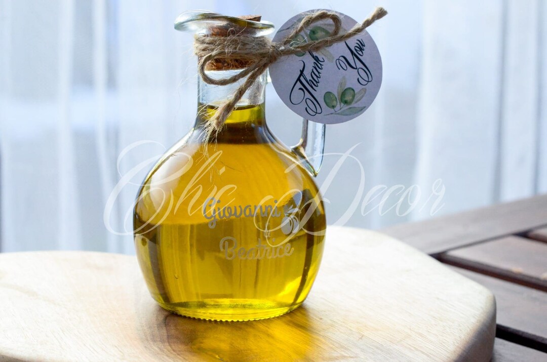 Extra Virgin Olive Favor Wedding, Custom Label Small,180ml Cute Bottles ...