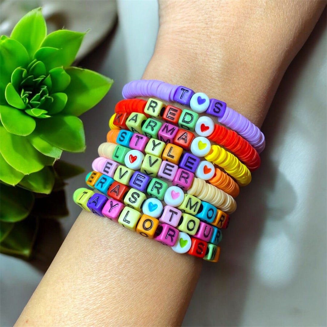 Taylor Swift Eras Tour Bracelet: Heishi Bead Bracelet, Swiftie ...