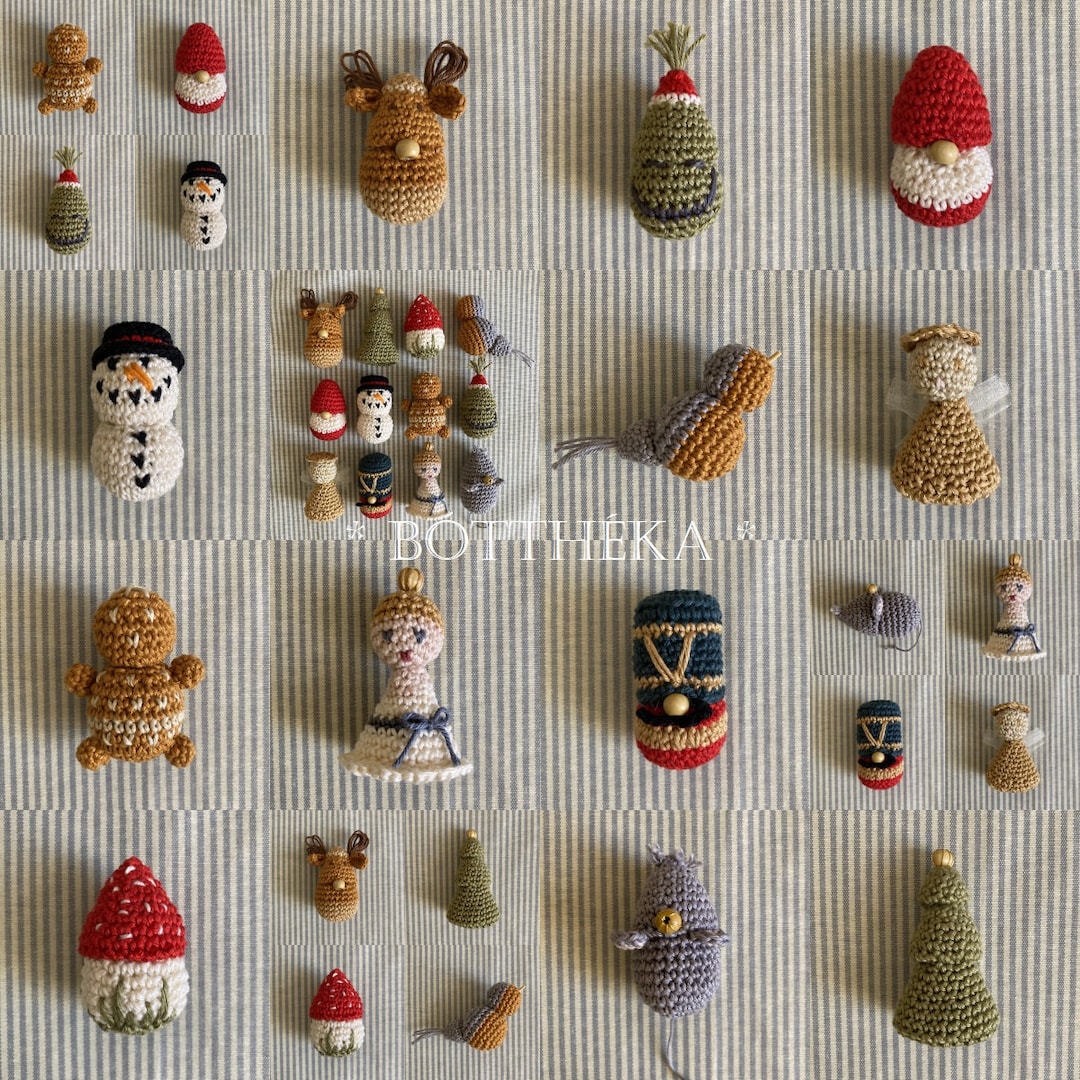 PATTERN Crocheted 12 Xmas Figures – Great Christmas Collection in ...