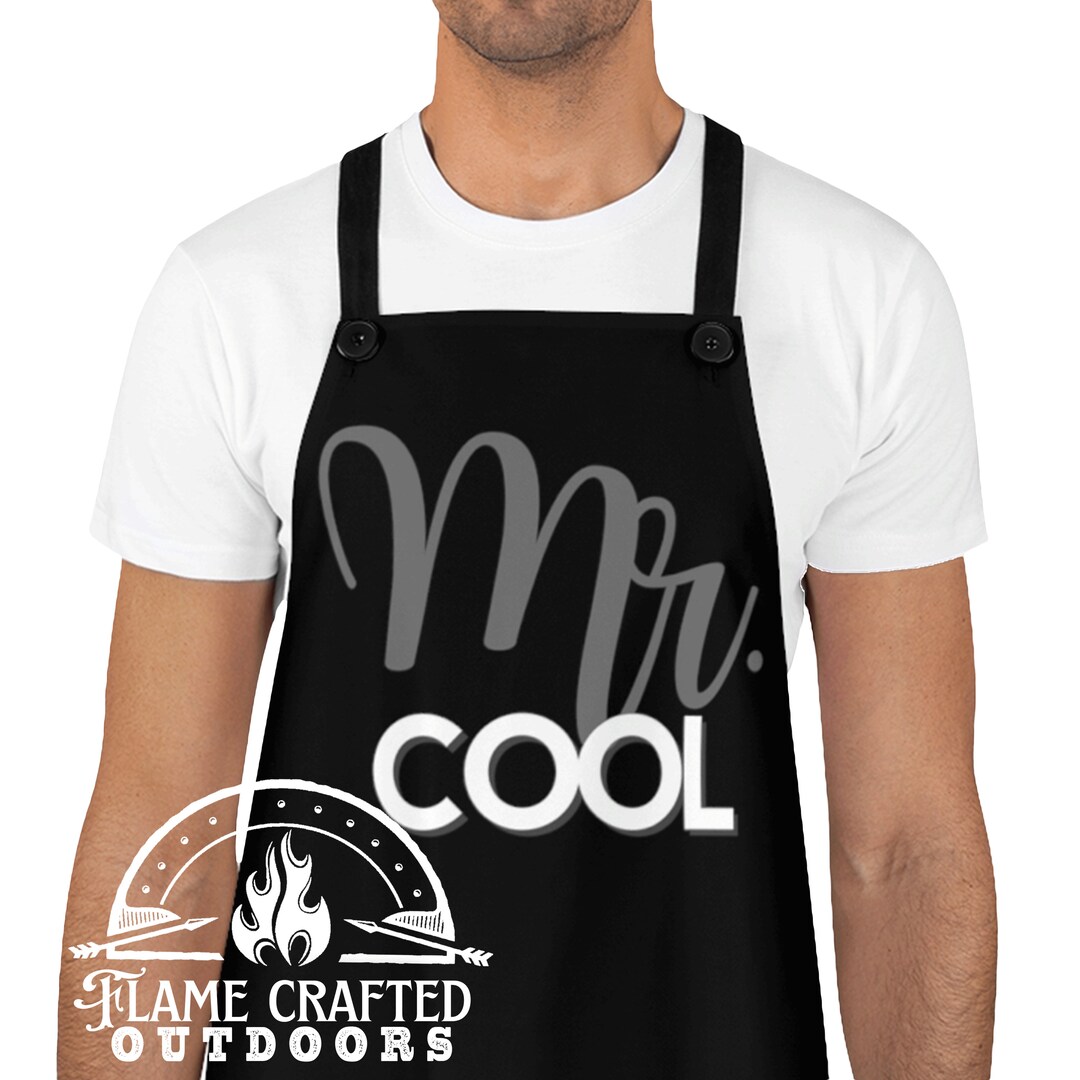 Fun Mr. Cool Apron for Man | Monthiversary Gift for Him | Father's Day ...
