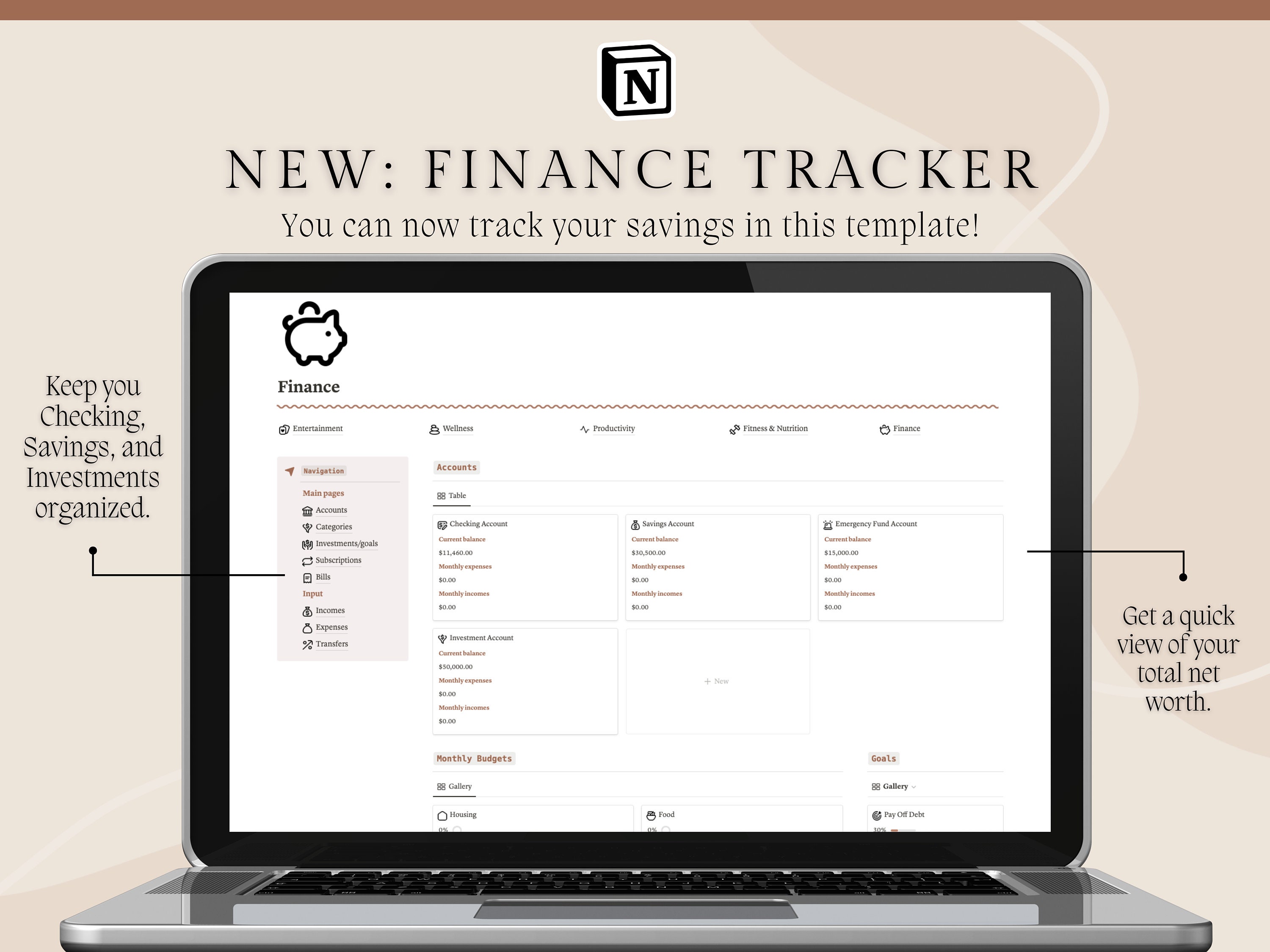 The Glow up Blueprint Notion Template Advanced Life Planner That Girl ...