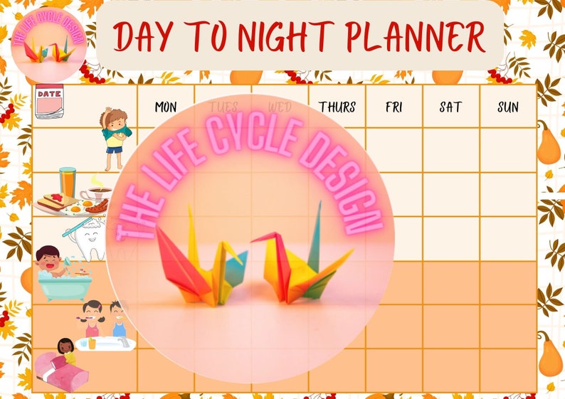 Printable Weekly Children's Activity Planner - Etsy