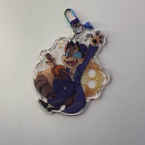 Lackadaisy Keychain | Rocky, Mordecai, Freckle & Ivy - Etsy