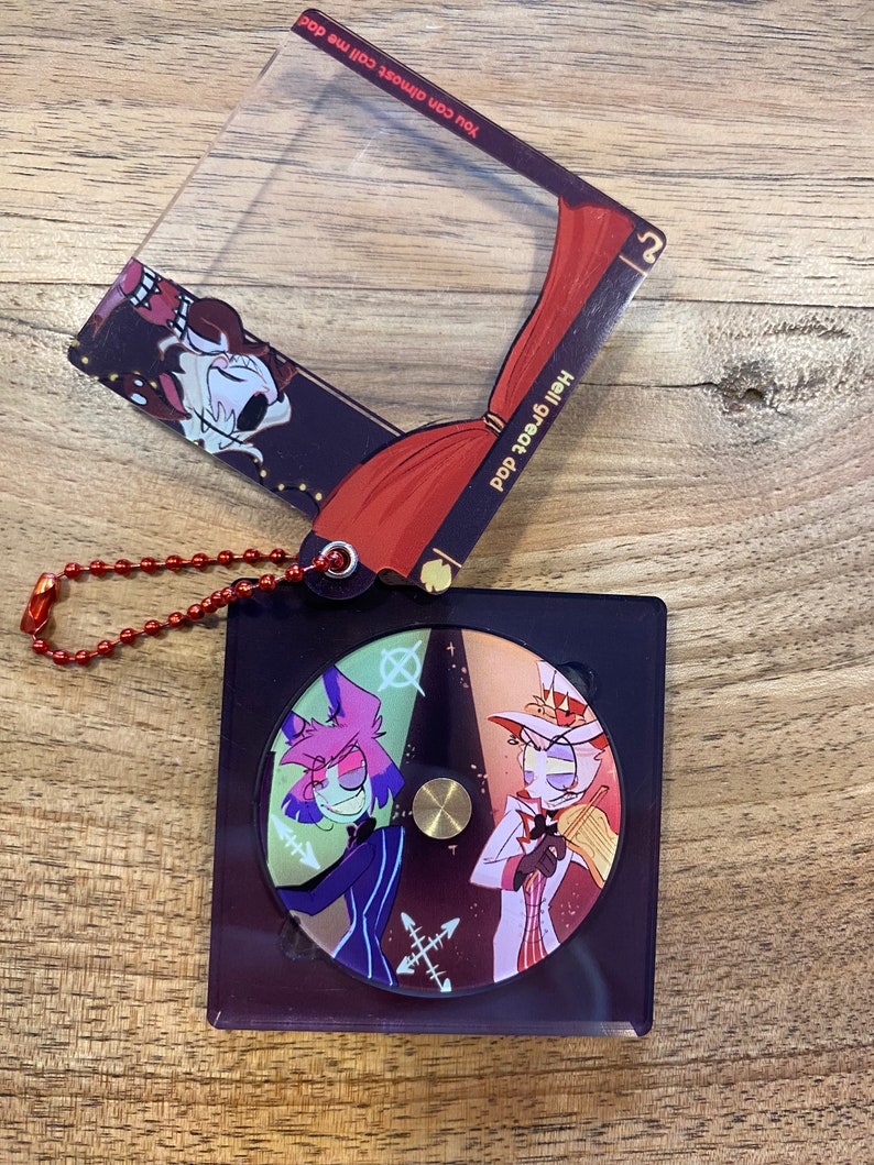Hazbin Hotel Disk Keychain - Etsy