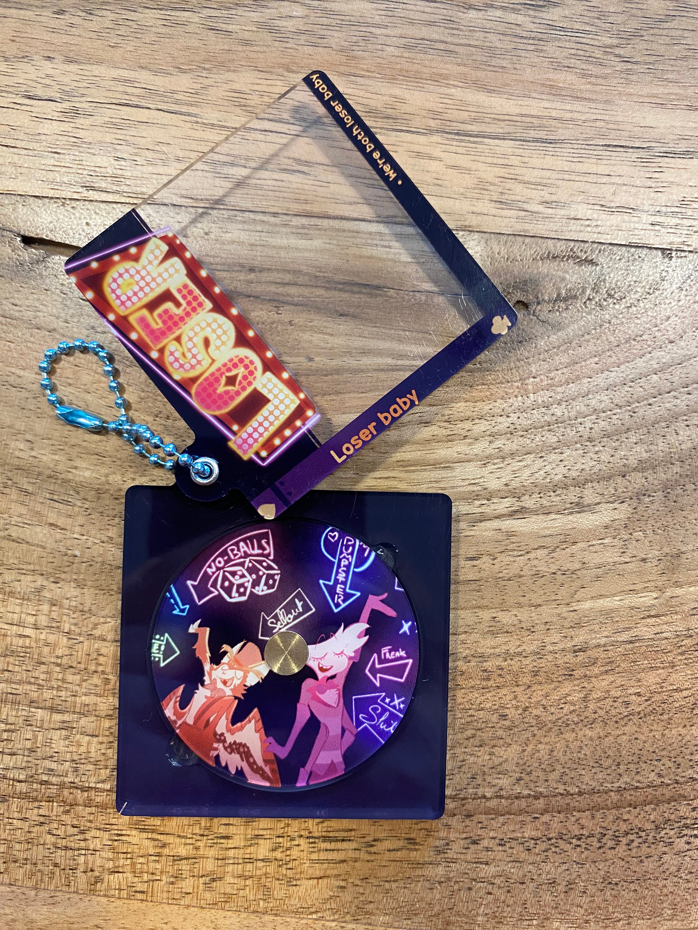 Hazbin Hotel Disk Keychain - Etsy