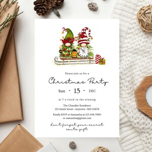 EDITABLE Elf Bundle Printable, Christmas Elf Template, Elf Thank You ...