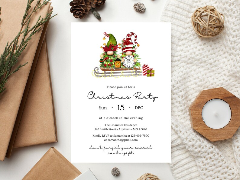 EDITABLE Elf Bundle Printable, Christmas Elf Template, Elf Thank You ...