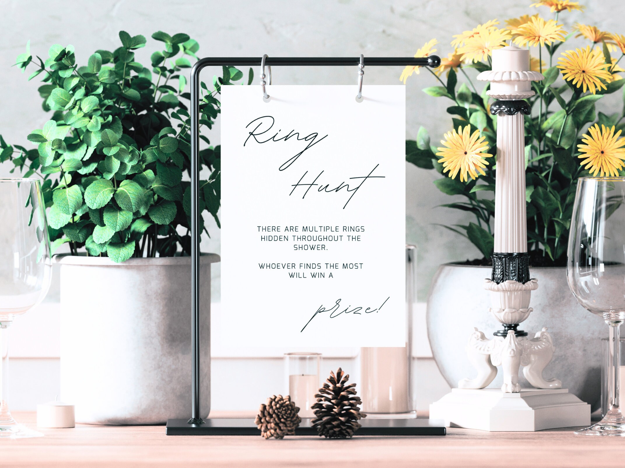 30 Bridal Shower Games, Calligraphy Wedding Shower Games, Printable ...