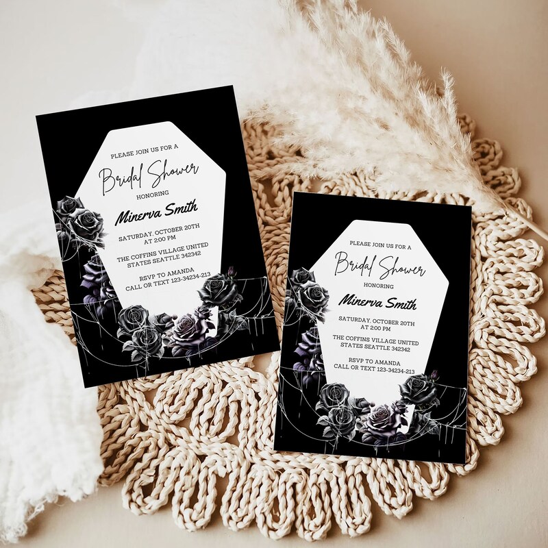 Coffin Invitation - Etsy Australia