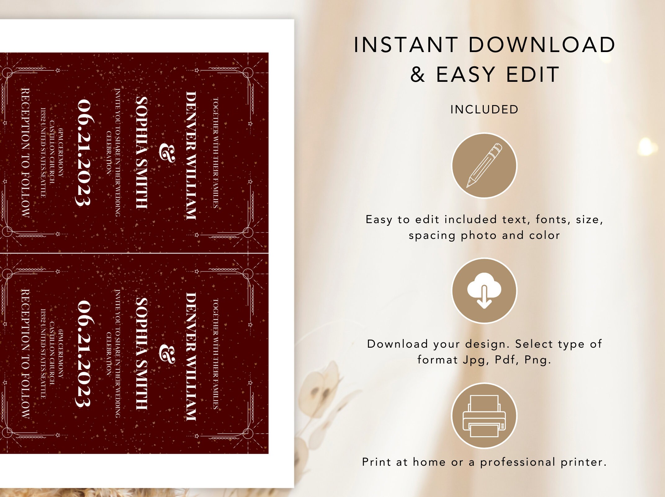 Red Coffin Bridal Shower Invite, Coffin Wedding invitation Bridal ...