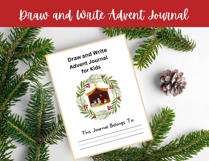 Draw and Write: Advent Journal for Kids - Etsy