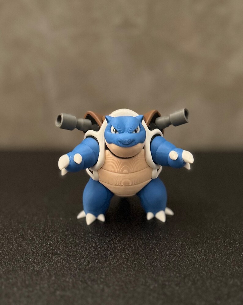 3D Printed Blastoise Collectible Pokemon Figure - Etsy