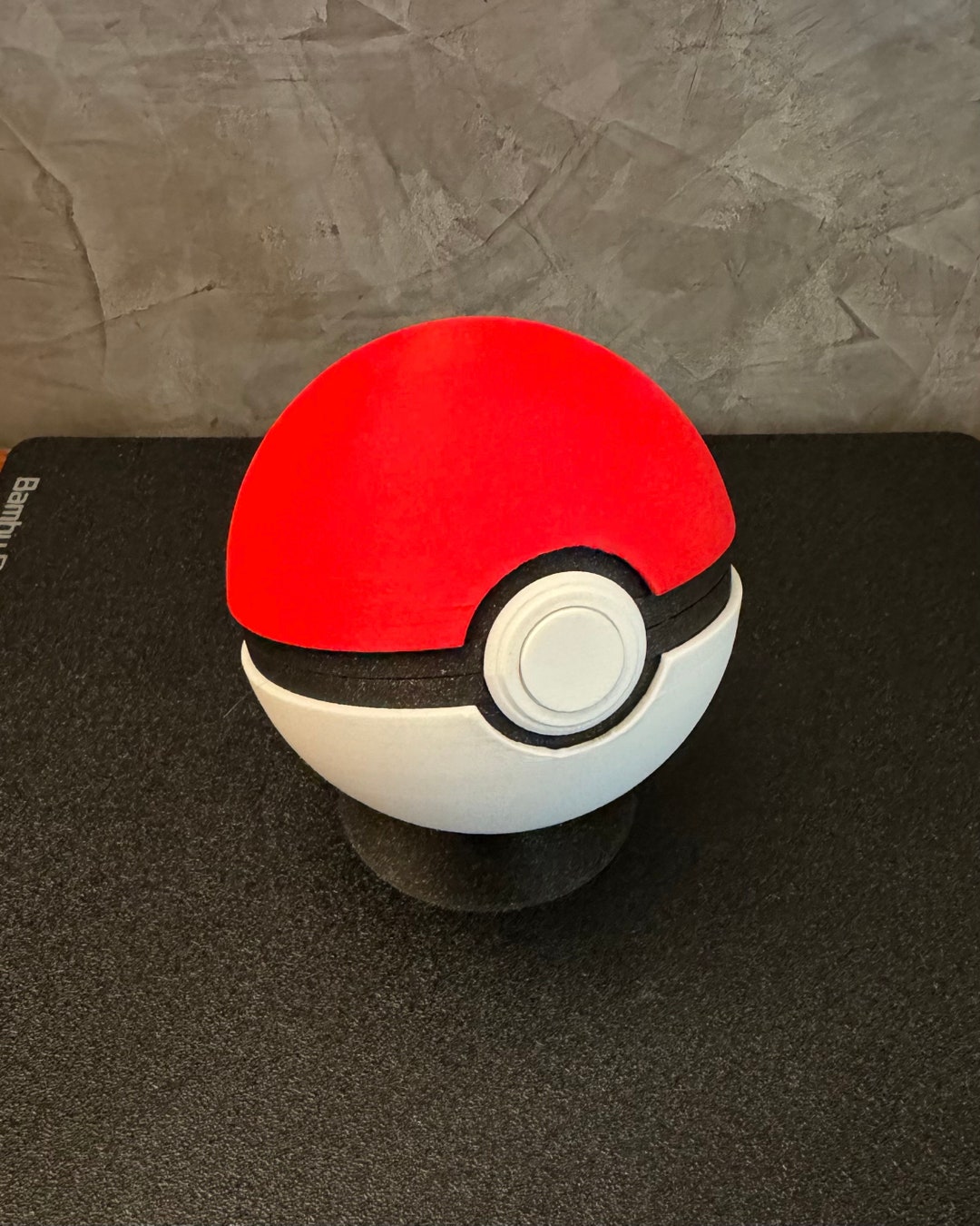 3D Printed Pokeball With Stand 8.5 Cm in Diameter - Etsy