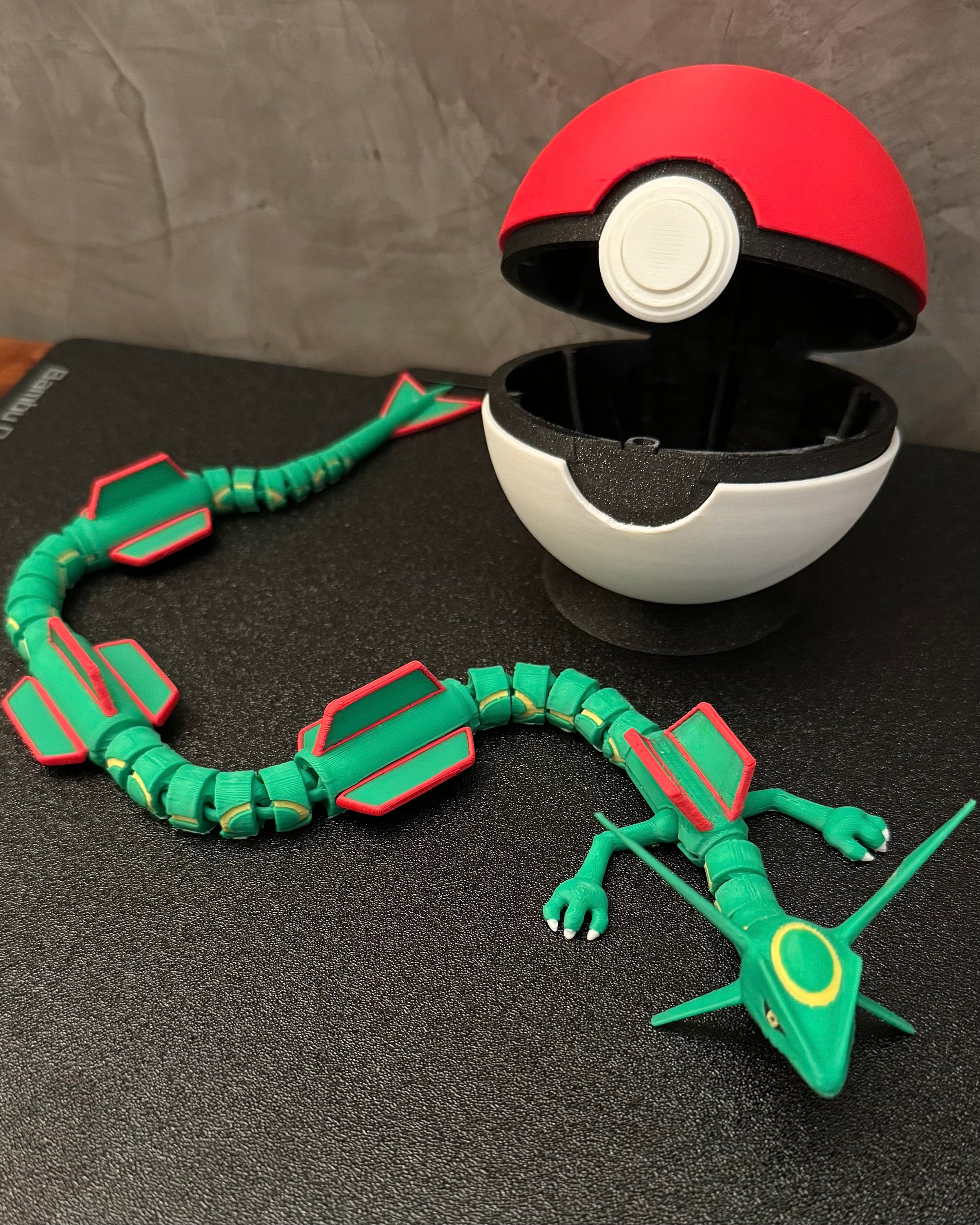Poseable Rayquaza Pokemon - 3D Printed for Collectors - Etsy