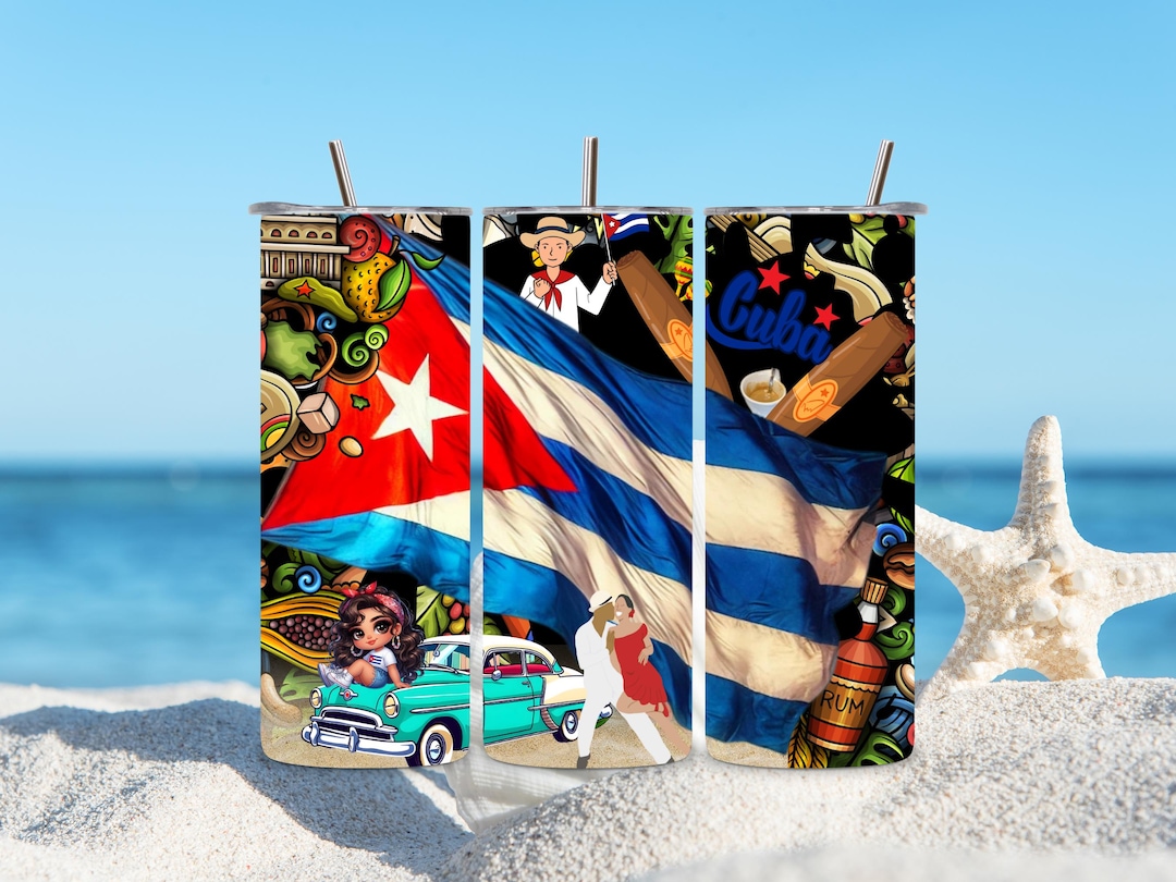 Cuban Tumbler , Cuban Tumbler Gift, Cuba Heritage, Cuban Pride Tumbler ...