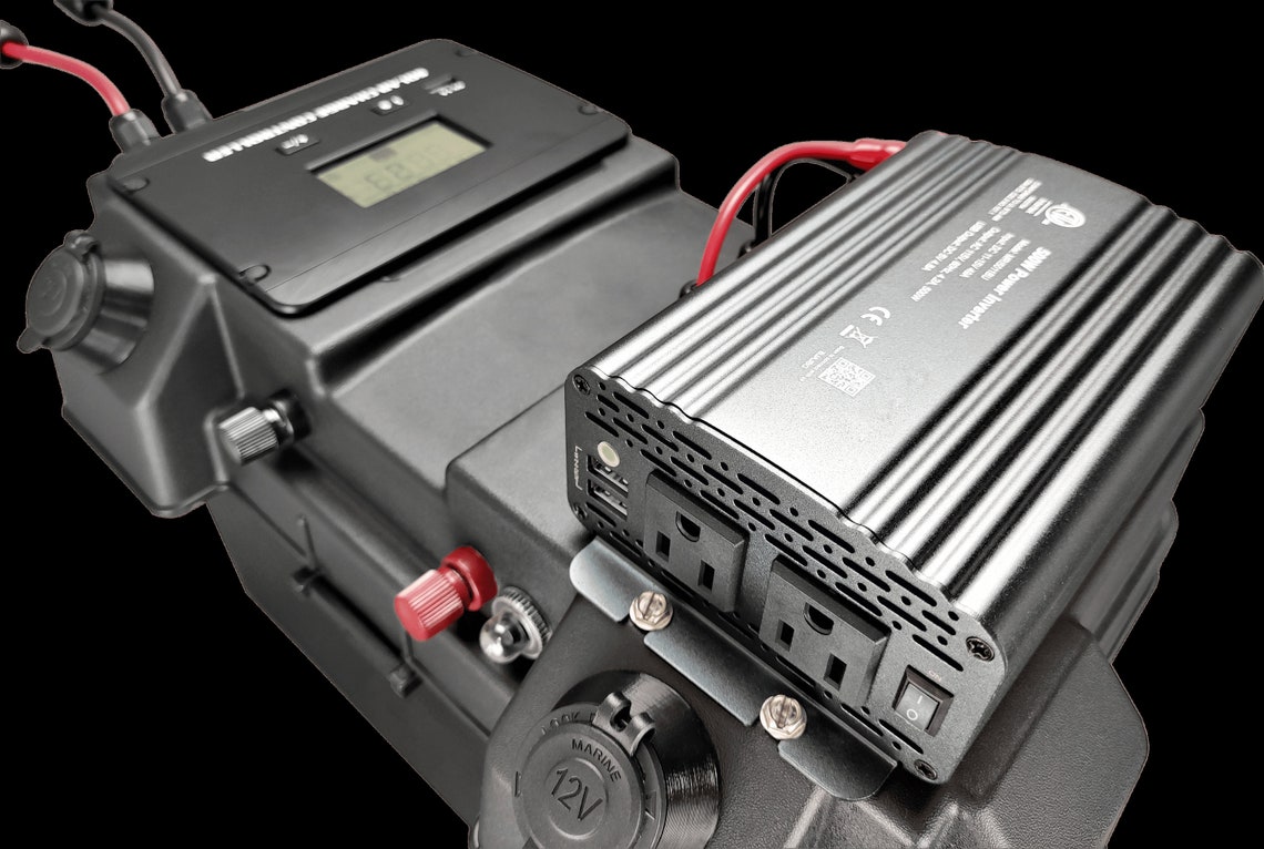 Solar Generator Battery Box DIY With Charge Controller, Battery and ...