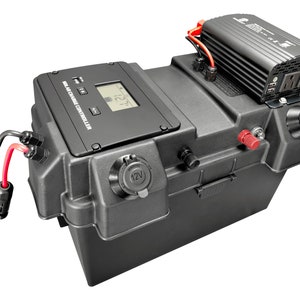 Solar Generator Battery Box DIY With Charge Controller, Battery and ...