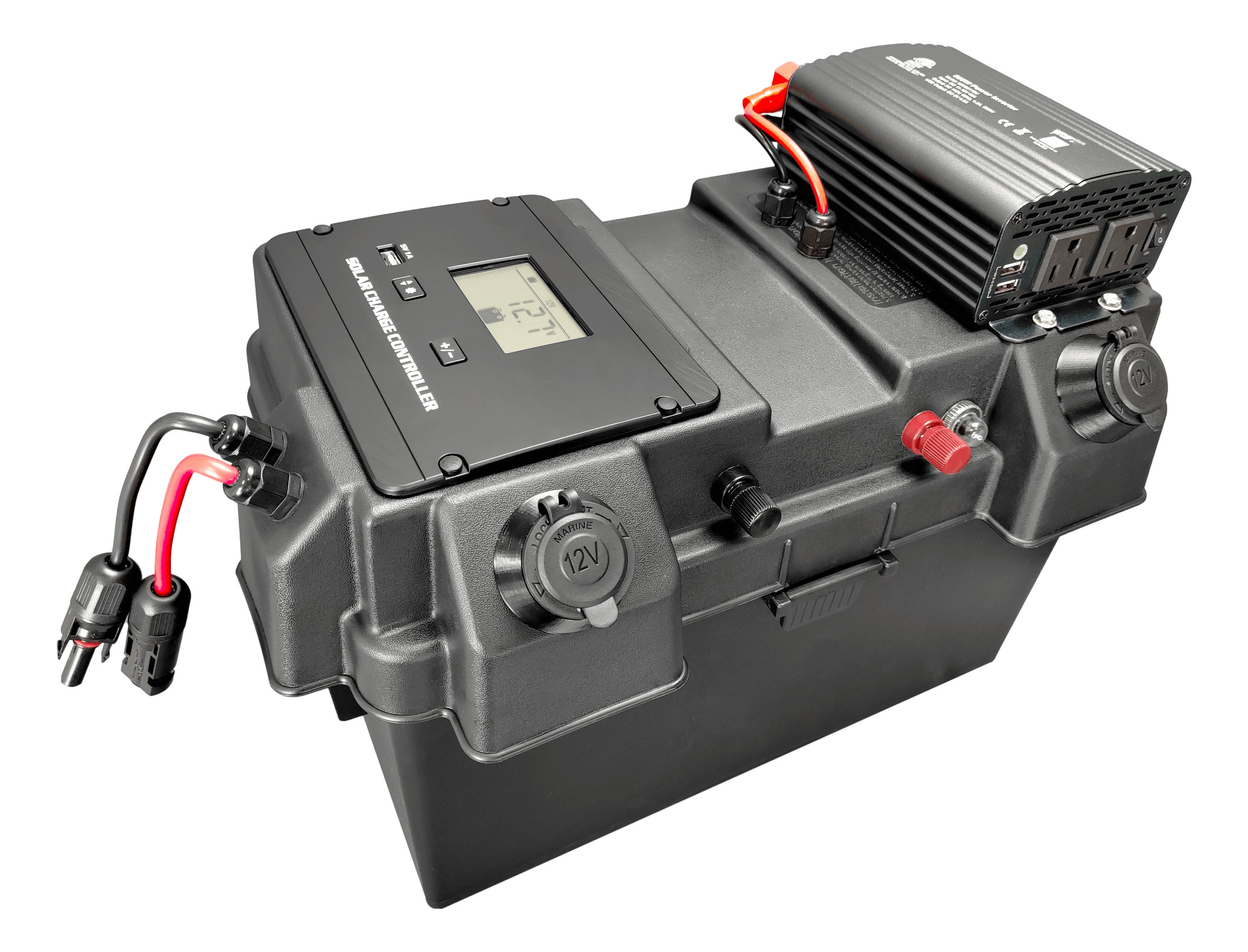 DIY Solar Generator Battery Box With Optional Charge Controller ...