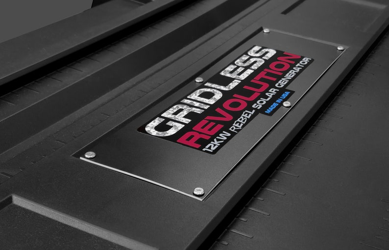 12kw Rebel Solar Generator for 120V/240V Weatherproof Residential ...