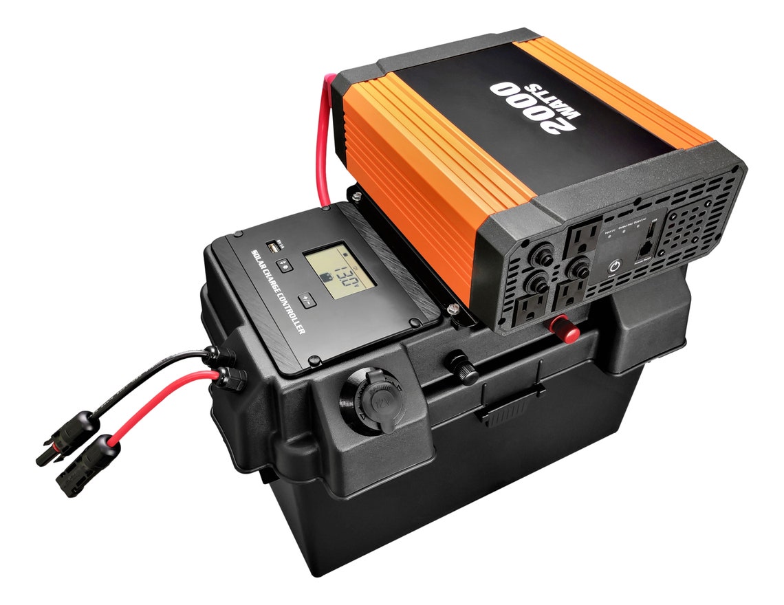 DIY Solar Generator Battery Box With Optional Charge Controller ...