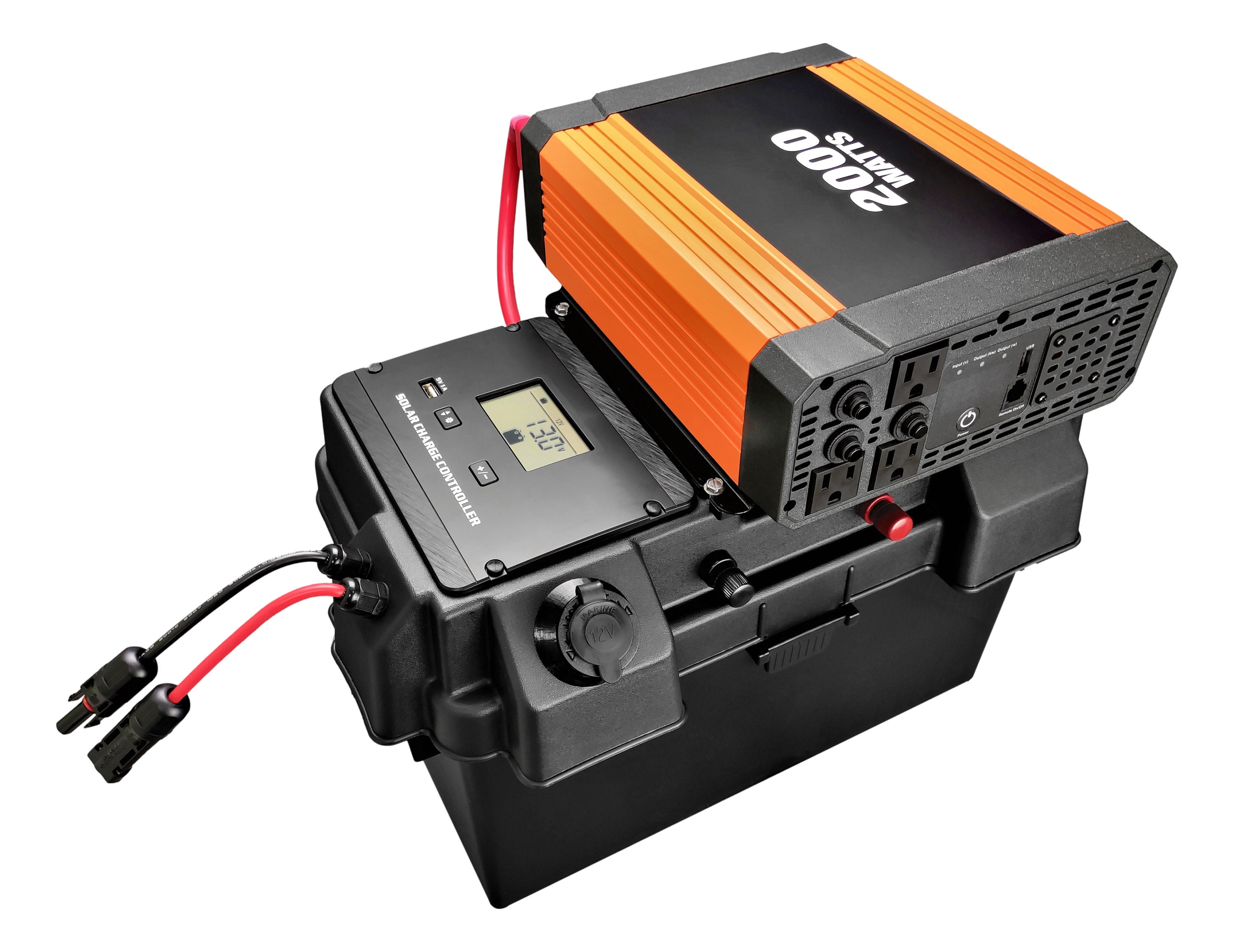 DIY Solar Generator Battery Box With Optional Charge Controller ...