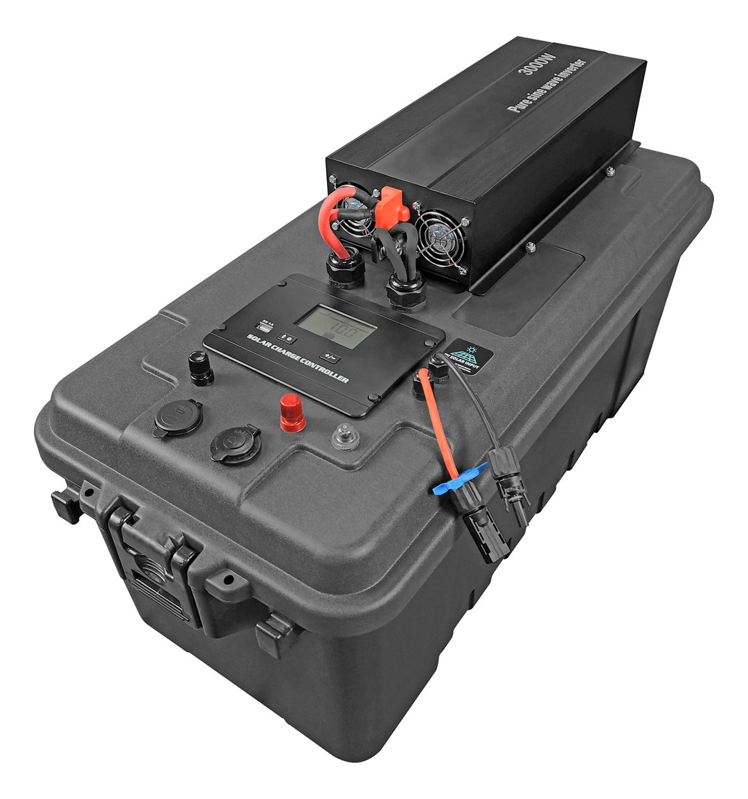 High Performance 12V Solar Generator, 10kw Surge Portable Solar Battery ...