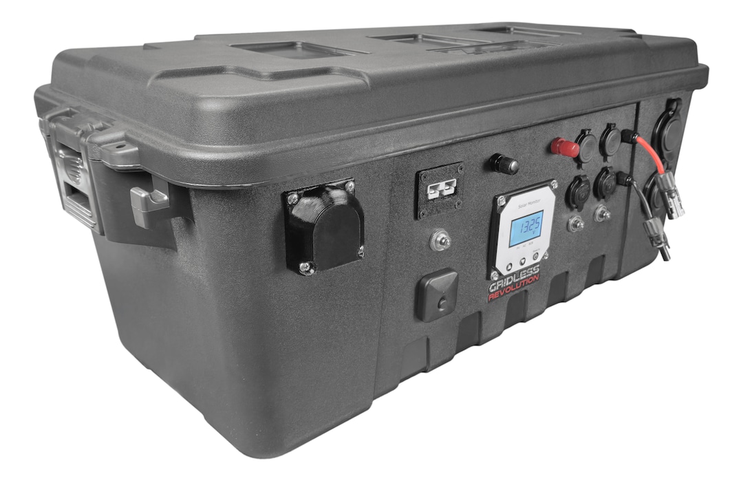 Revopower Fortress Overlanding Solar Generator Battery Box for 12V AGM ...
